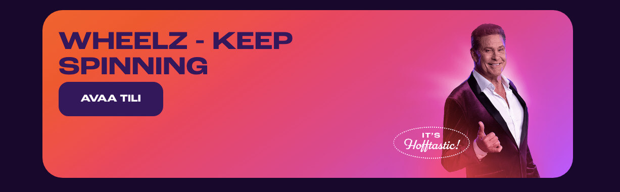 Wheelz Casino – 300 € bonusta ja 120 ilmaiskierrosta